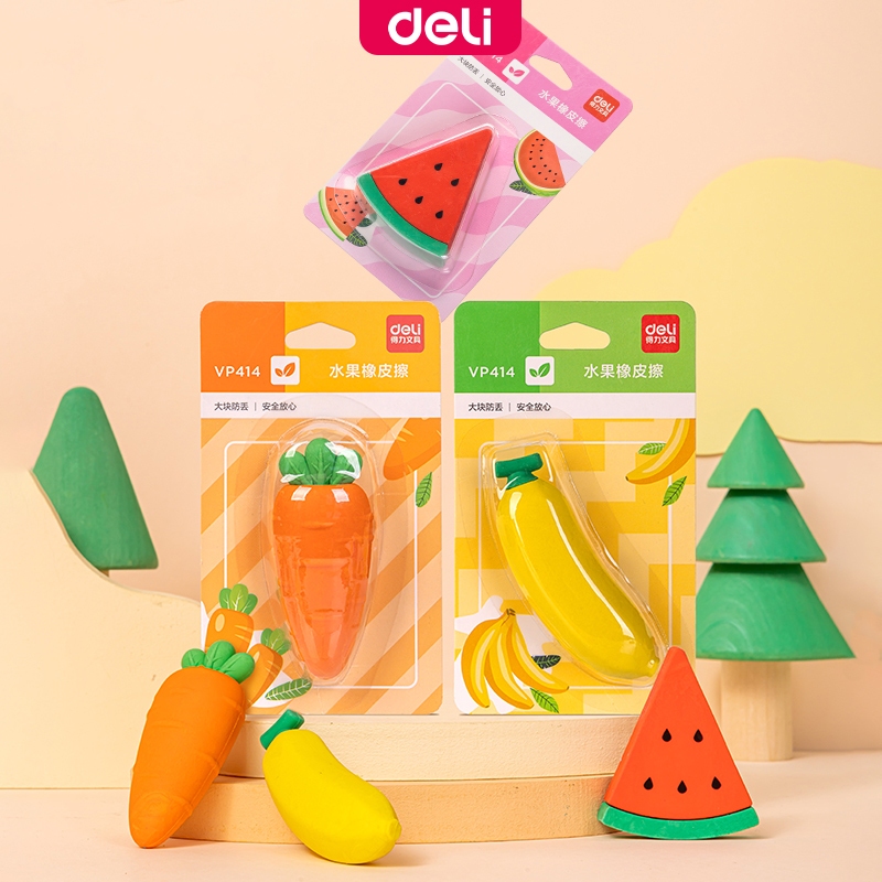 Deli VP414 Fruit eraser | Shopee Philippines