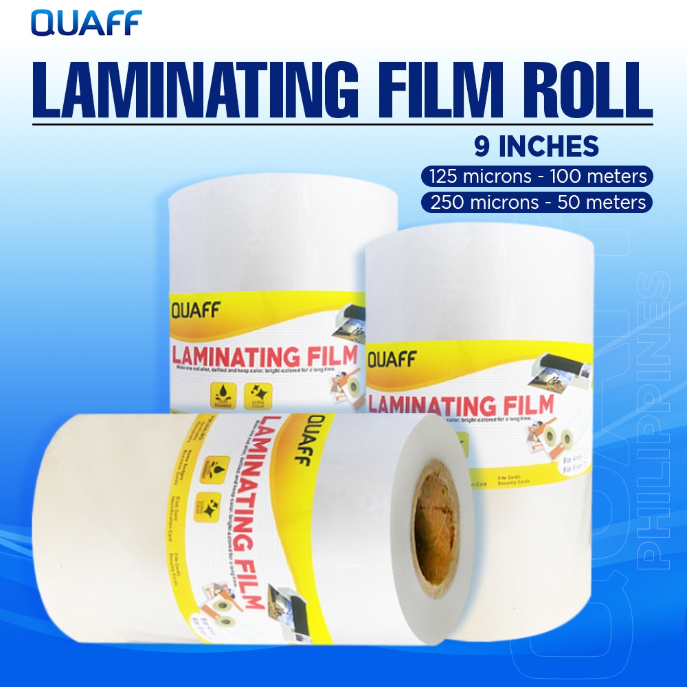 9inches QUAFF Laminating Film 125/250micron Hot Laminating Film ...