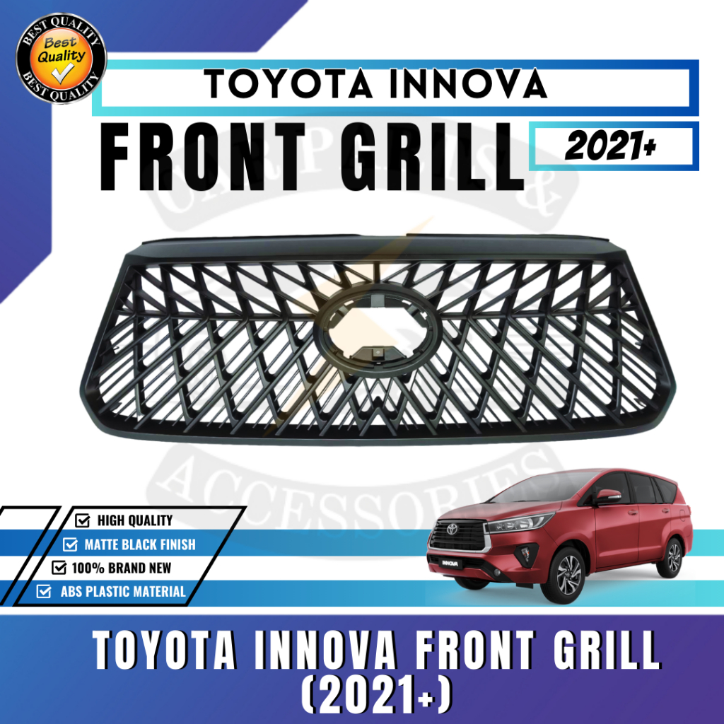 CPA Car Front Bumper Hood Grille Cover Fit for 2021 2022 2023 Toyota ...