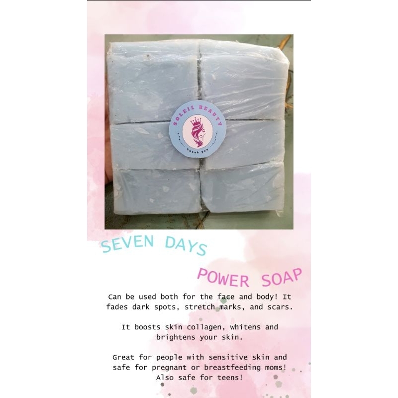 SEVEN DAYS Intense Whitening, Moisturizing and Pimple Remover Soap ...