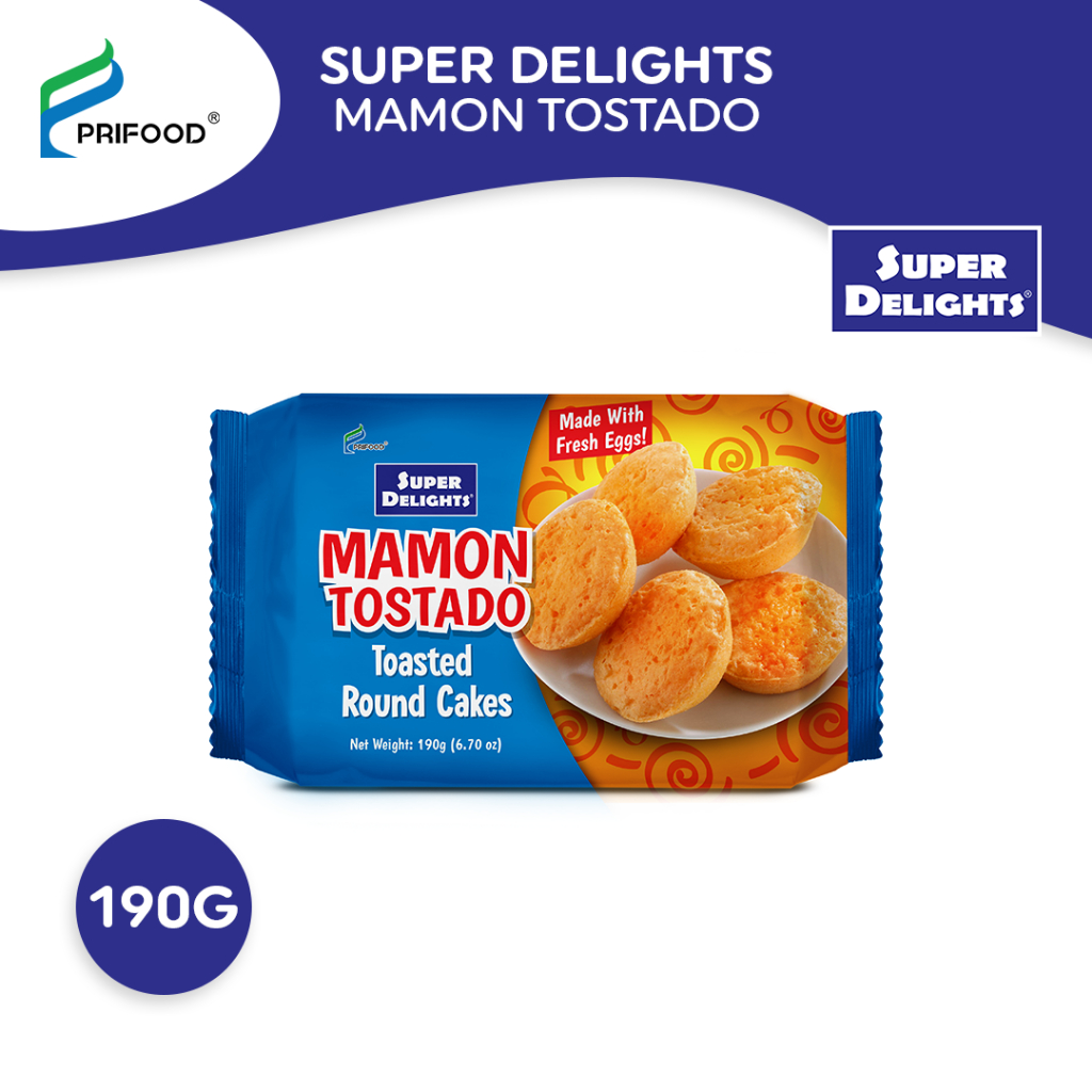 Super Delights Mamon Tostado 190g | Shopee Philippines