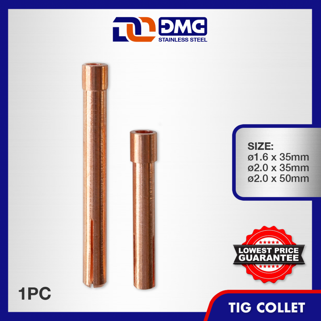 1PC Tig Collet Body Tube Tungsten Tig Welding Stainless Steel | Shopee ...