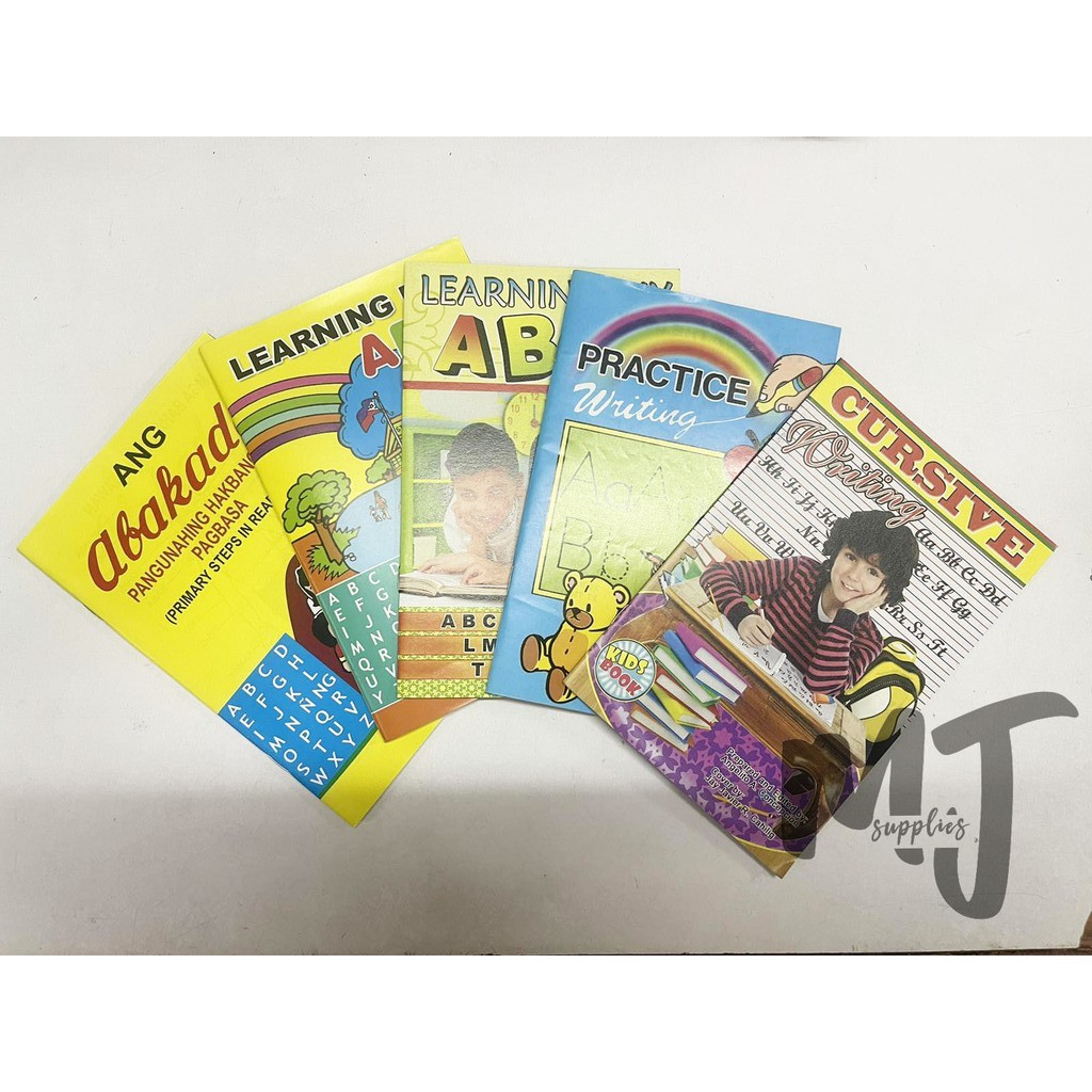 5 PCS or 10 PCS Abakada, Learning My ABC, Practice Writing , Cursive ...