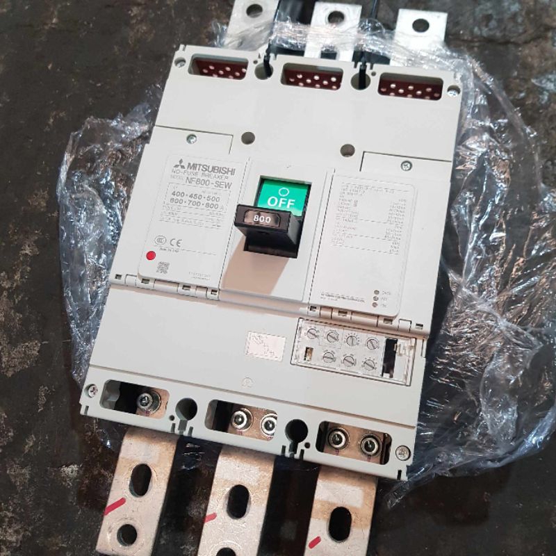 Circuit Breaker 800A 3pole Adjustable NF800-SEW MITSUBISHI(Original ...