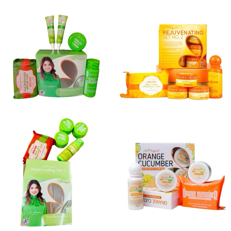 Skin Magical Rejuvenating Set 1 | Set 2 | Set 3 | Orange Cucumber ...