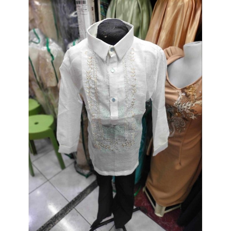 Barong tagalog/ pants/ kamisa/ for kids | Shopee Philippines