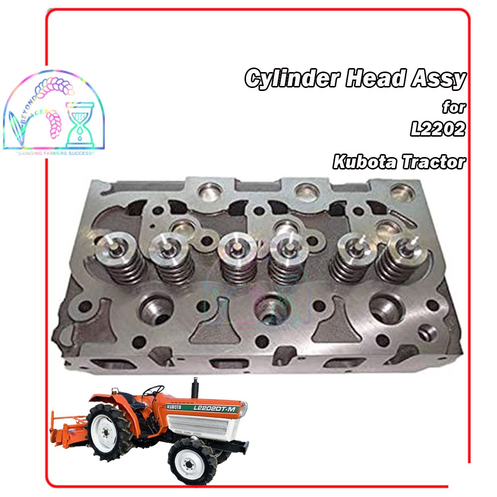 Cylinder Head Assy for L2202 Surplus Japan Kubota Tractor | Shopee ...