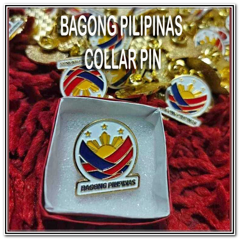 Bagong Pilipinas BBM PBBM BongBong Marcos Fashion Collar Pin Polo Shirt ...