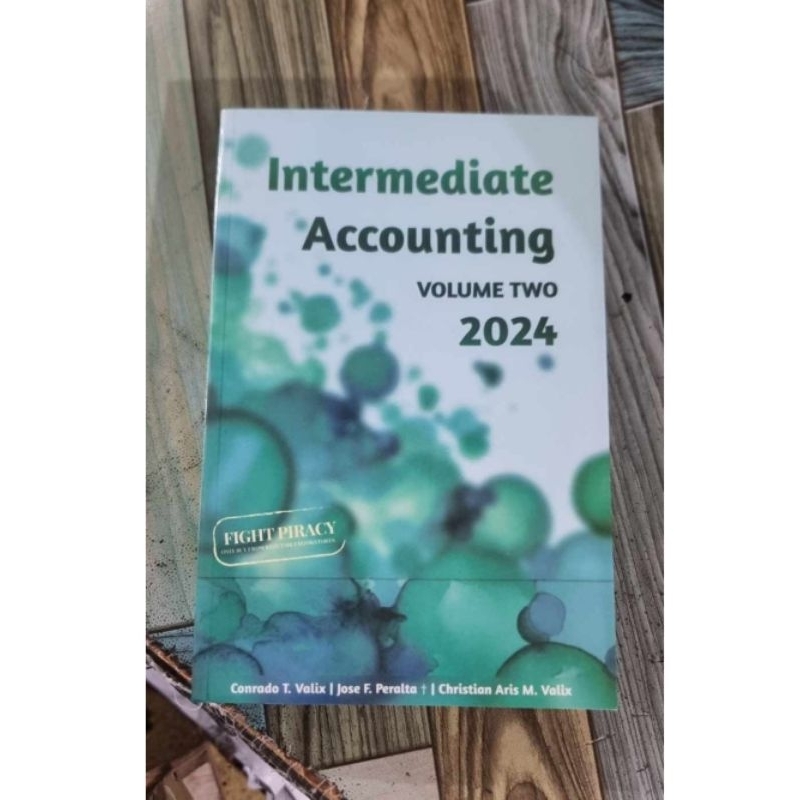 Intermediate Accounting Vol 2 2024 Edition Valix | Shopee Philippines