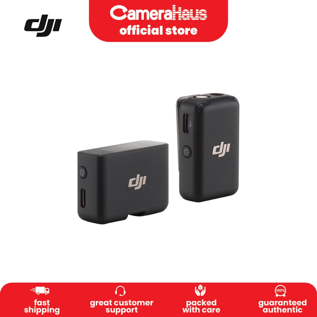 DJI Mic Compact Digital Wireless Microphone 1TX + 1RX | Shopee Philippines