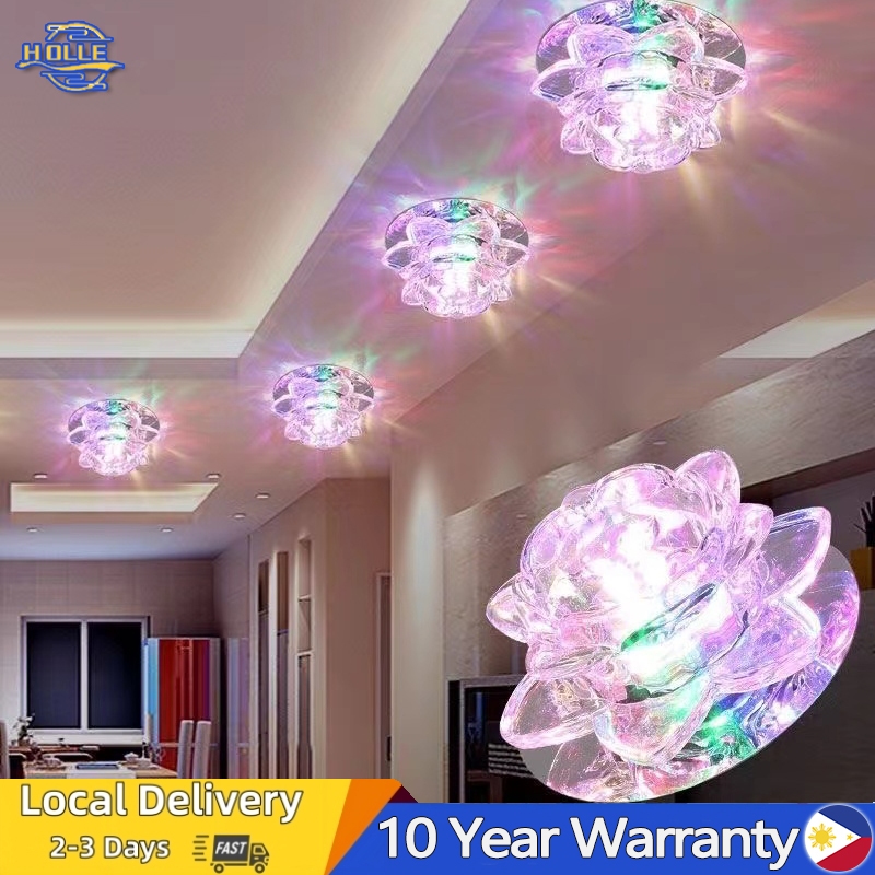 COD LED Crystal Ceiling Light Lamp Modern LED Downlights Pin Lights ...