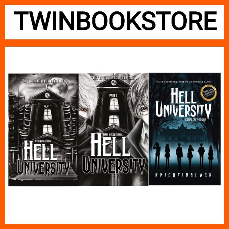 HELL UNIVERSITY PART 1/2 /COMPLETE VERSION(WATTPAD) BY KNIGHTINBLACK | Shopee Philippines