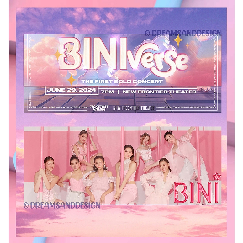 BINIverse The First Concert Ticket Envelope | Shopee Philippines
