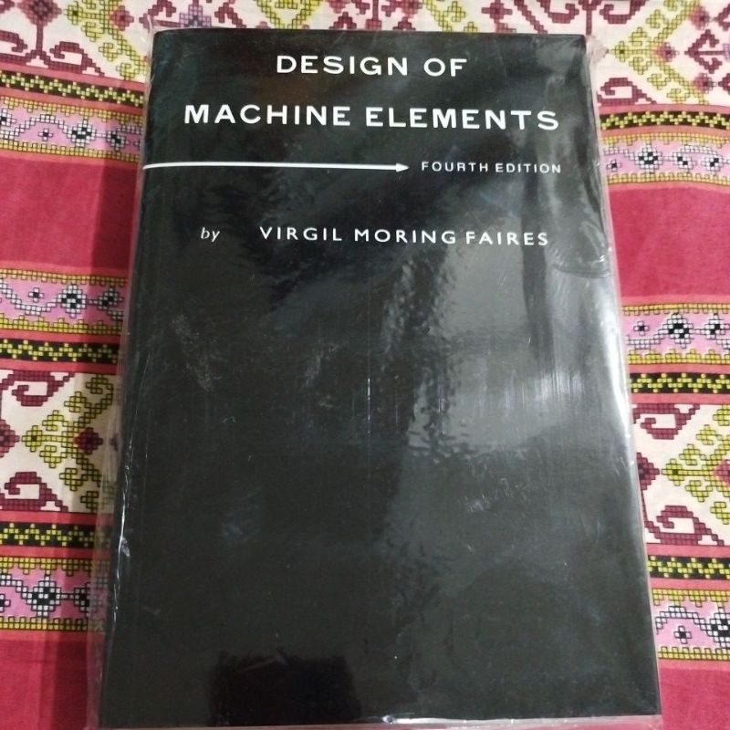 Design of Machine Elements(4th edition) | Shopee Philippines