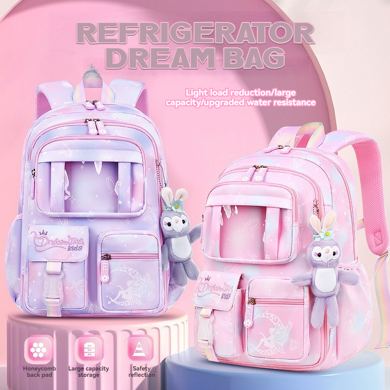 School Bag for Kids Girls Backpack Waterproof Lightweight Bags 2-6 ...