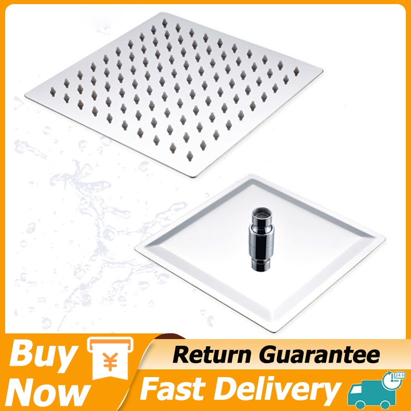 8/10 inch Ultra Thin Top Overheaded Rain Rainfall Shower Square Head ...