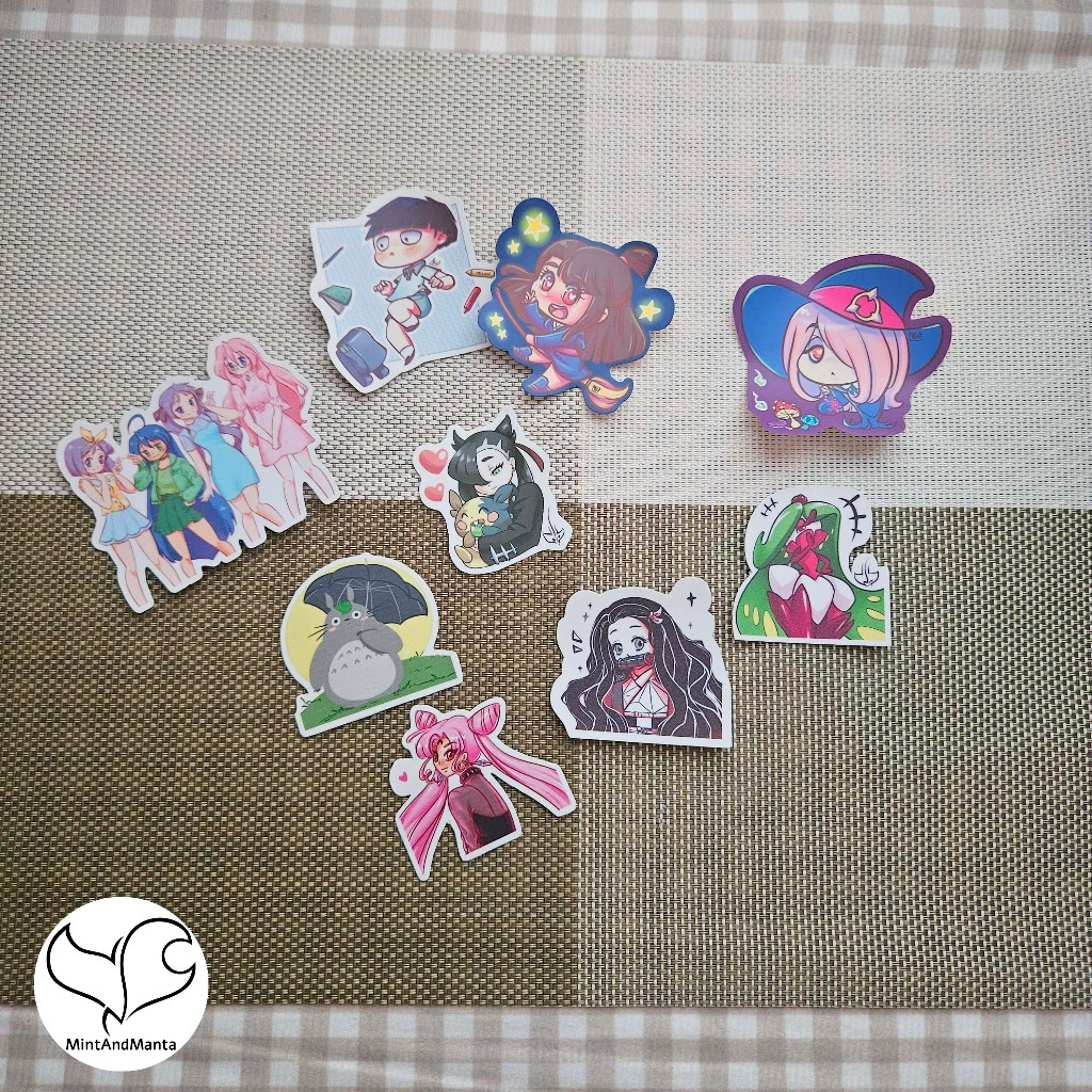 Anime Stickers | Demon Slayer -Nezuko | Mob Psycho | Muse-dash | Kawaii ...