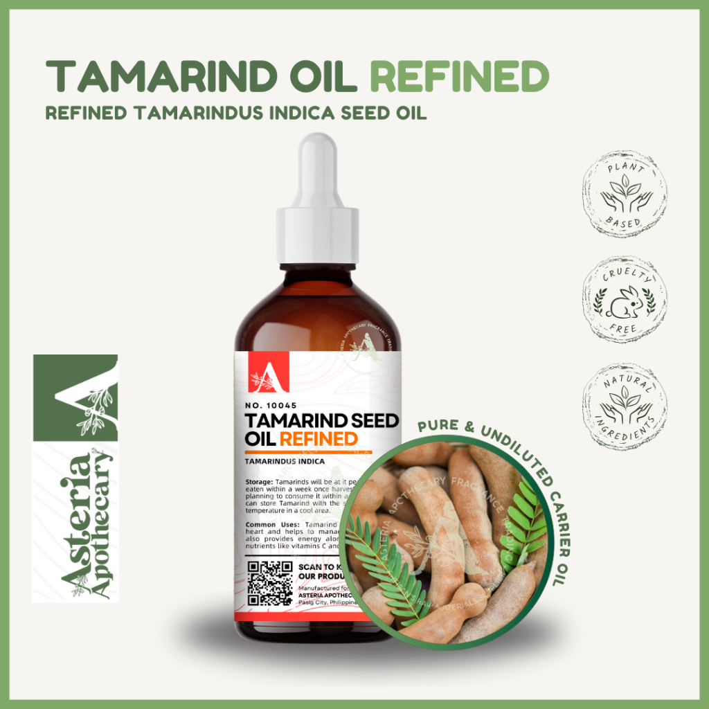 Tamarind Oil REFINED (Carrier Oil / Base Oil / Beauty Oil) - Asteria ...