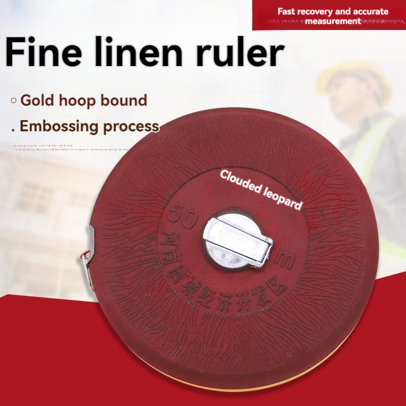 (20M-100M) Linen tape measure 100-meter measuring tape Measuring Tape ...