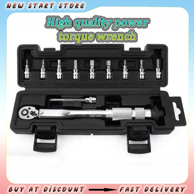 Torque Wrench 1/2 1/4 Inch Drive Torque Wrench Ratchet Adjustable Hand ...