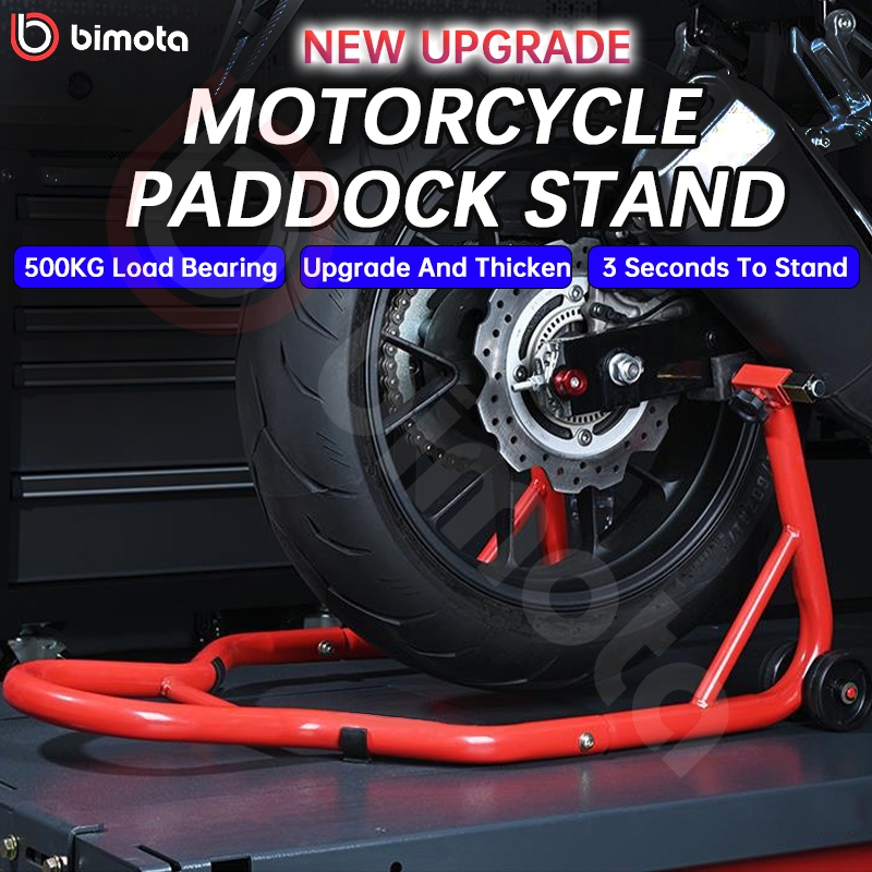 【New Upgrade】Motorcycle Paddock Stand 2 in 1 Bigbike Parking Alloy ...