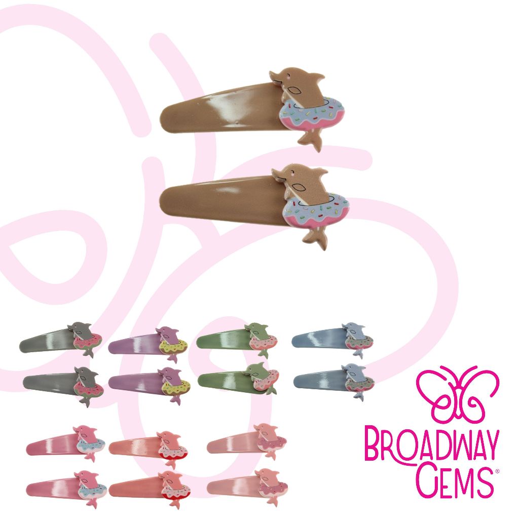 BROADWAY GEMS Snap For Kids Character Design Pair (Dolphin)(SP1129-30 ...