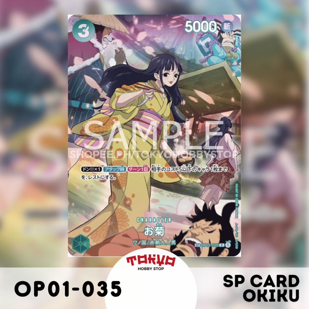 OP01-035 SP Okiku One Piece Trading Card Game SP Card | Shopee Philippines
