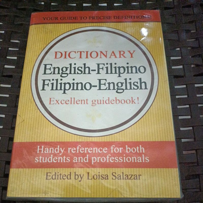 Dictionary English -Filipino-Filipino-English. | Shopee Philippines