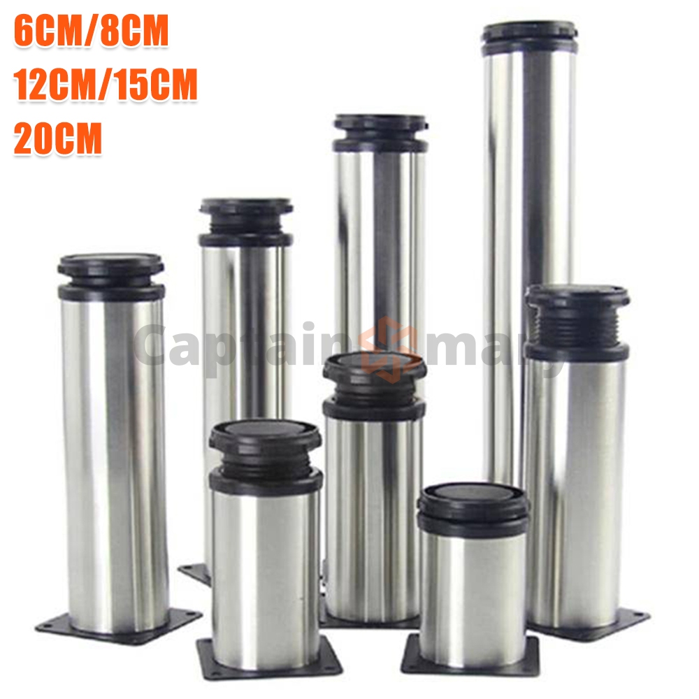 Adjustable Table Legs Stainless Steel Legs Table Sofa Bed Feet Stand ...