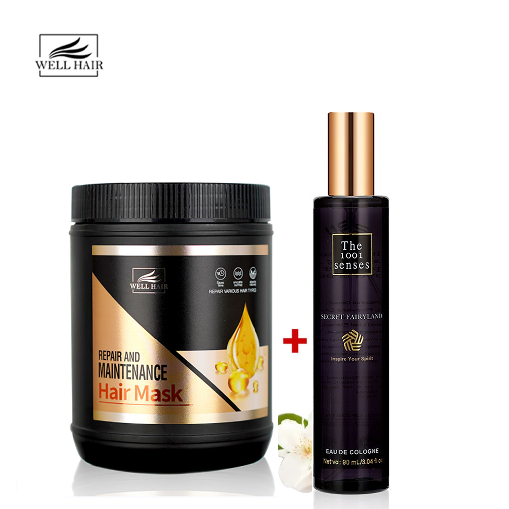 Well Hair Mask 1KG Maintenance Hair Care Damage Dry Frizzy Smooth ...