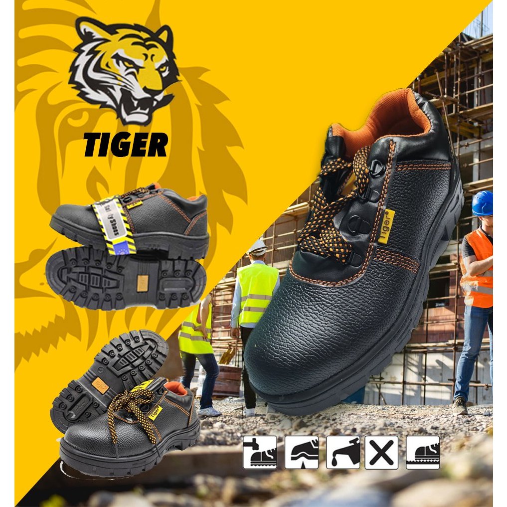TIGER BRAND LOW CUT SAFETY SHOES | Shopee Philippines