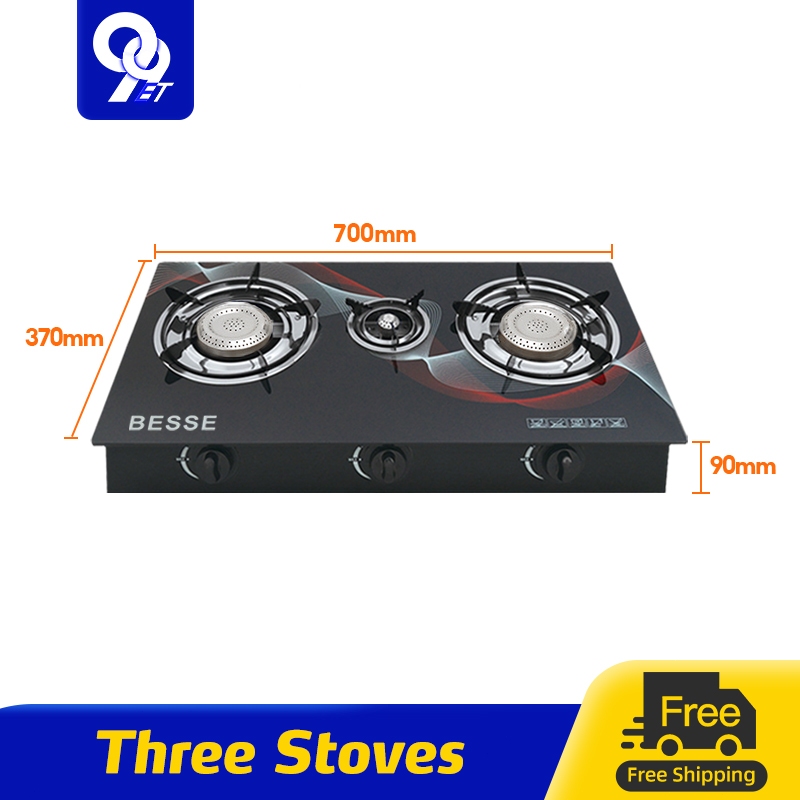gas stove tempered glass surface butane stove portable electronic ...