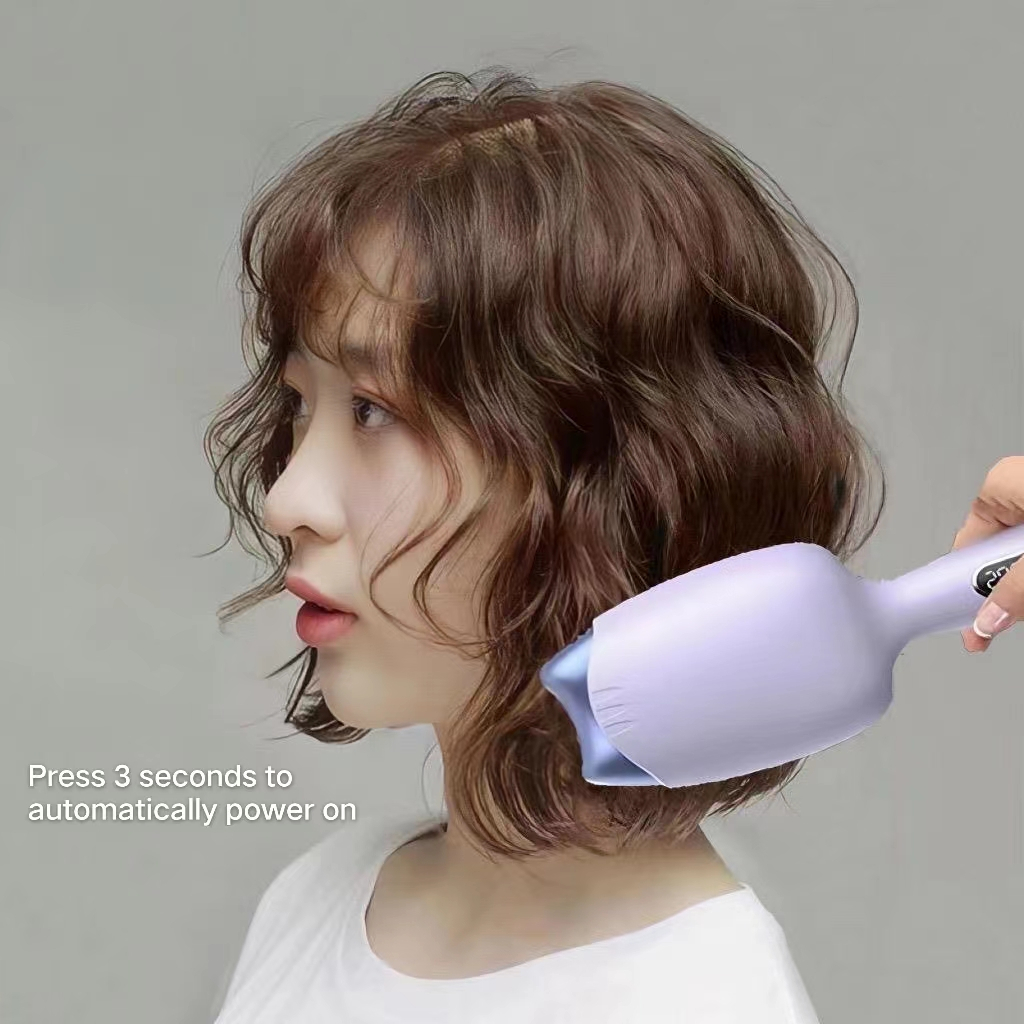 32MM Egg Roll Head Curly Hair Stick Female Water Ripple Cake Splint ...