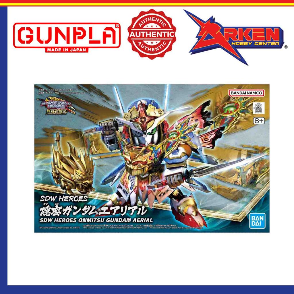BANDAI Gunpla - SD Gundam World Heroes Onmitsu Gundam Aerial | Shopee ...