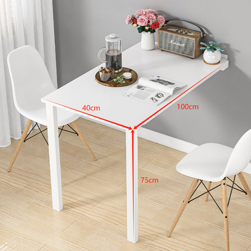 Multifunctional wall-mounted folding table wall table simple invisible ...