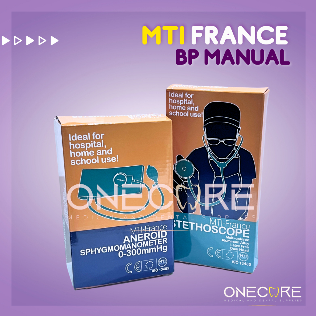 MTI-France (BP Aneroid & Stethoscope) Complete Set | Shopee Philippines