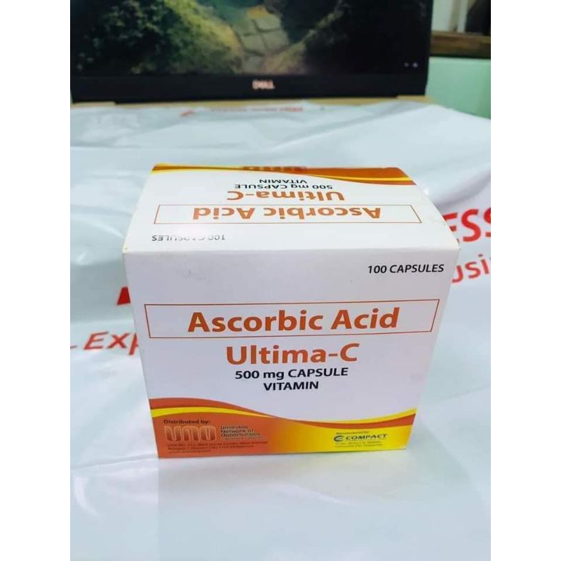 ASCORBIC ACID ULTIMA-C NEW PACKAGING (100CAPSULES 1BOX)OLD PACKAGING TO ...