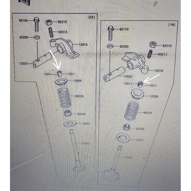 Valve Lock for Kawasaki Barako175/Klx150 (valve cotter)(collet ...
