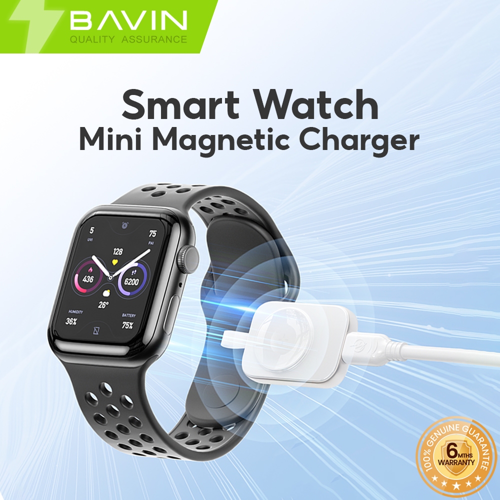 BAVIN CB328 Mini Portable Magnetic Wireless Charger for Smart Watch ...