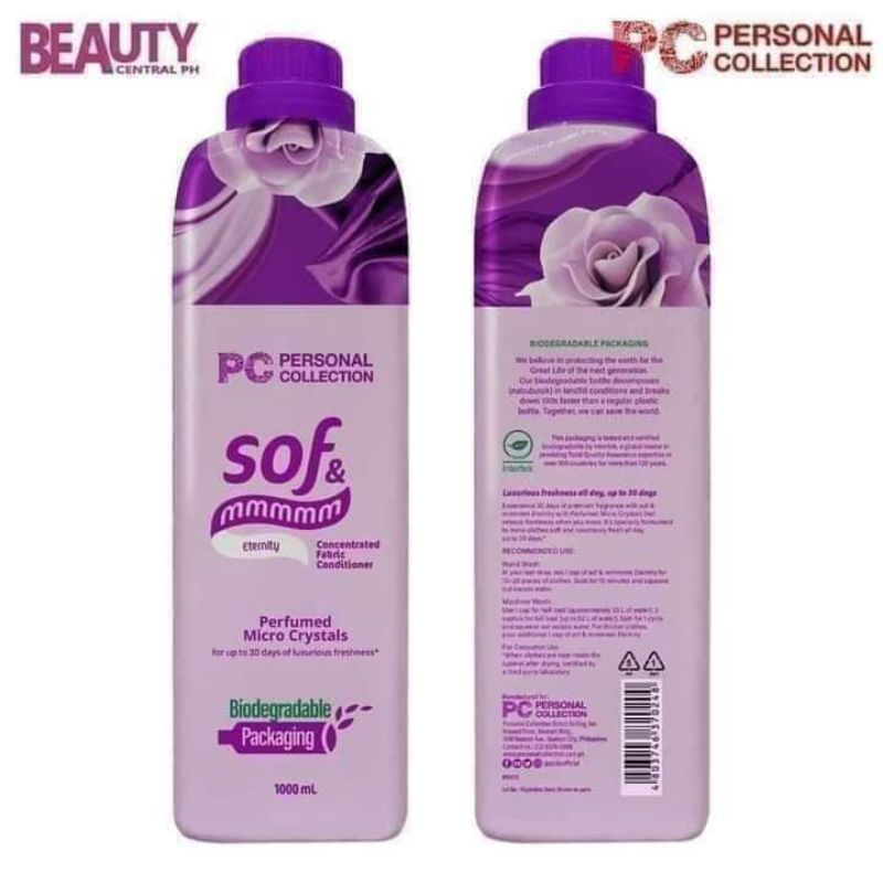 SOF FABCON fabric Conditioner personal Collection 1LITER | Shopee ...