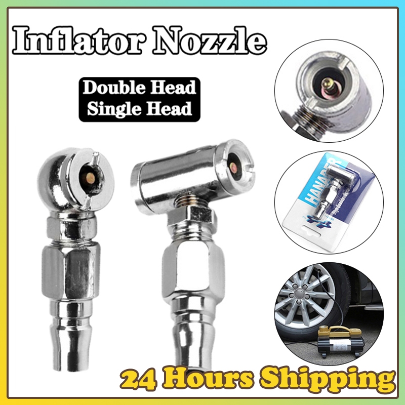 Heavy Duty Air Chuck Tire Inflator Nozzle Double Head Tire Chuck For ...
