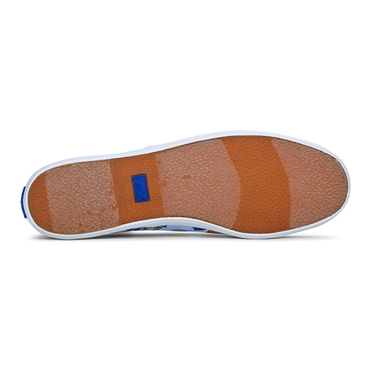 Keds Women's Triple Up Canvas Foxing Stripe White/Grey (WF67033 ...