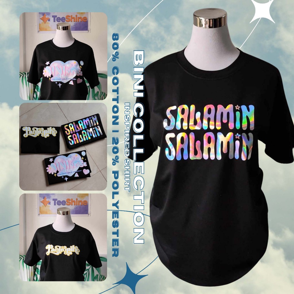 BINI COLLECTION SHIRTS PPOP INSPIRED SHIRTS | Shopee Philippines