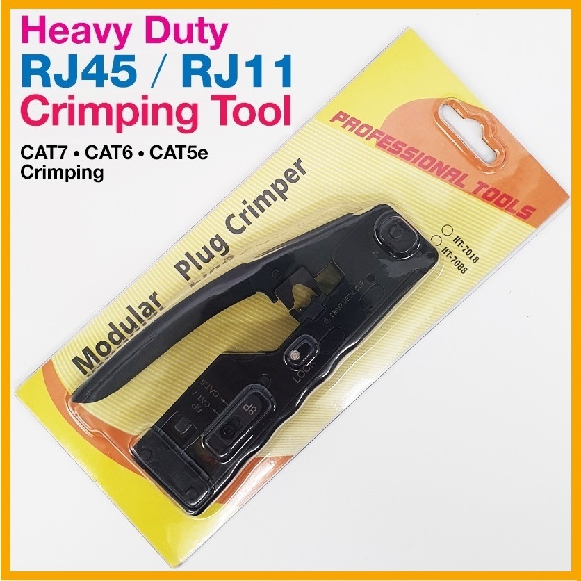 UTP Crimping Tool for Cat5/Cat6/Cat7 RJ45 Connector | Shopee Philippines