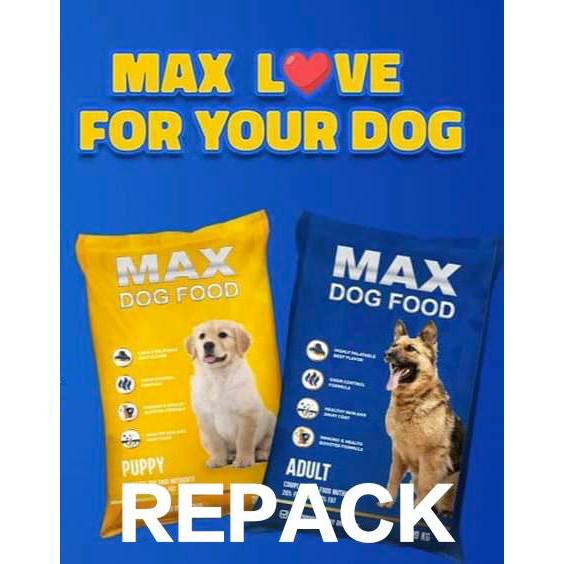 MAX Dog Food 1kg (Repacked) (Puppy & Adult) | Shopee Philippines