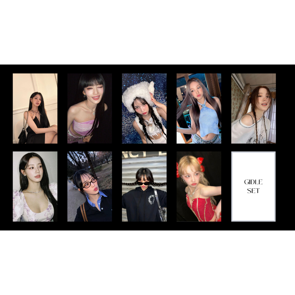 GIDLE Fan Made Photocard | Shopee Philippines