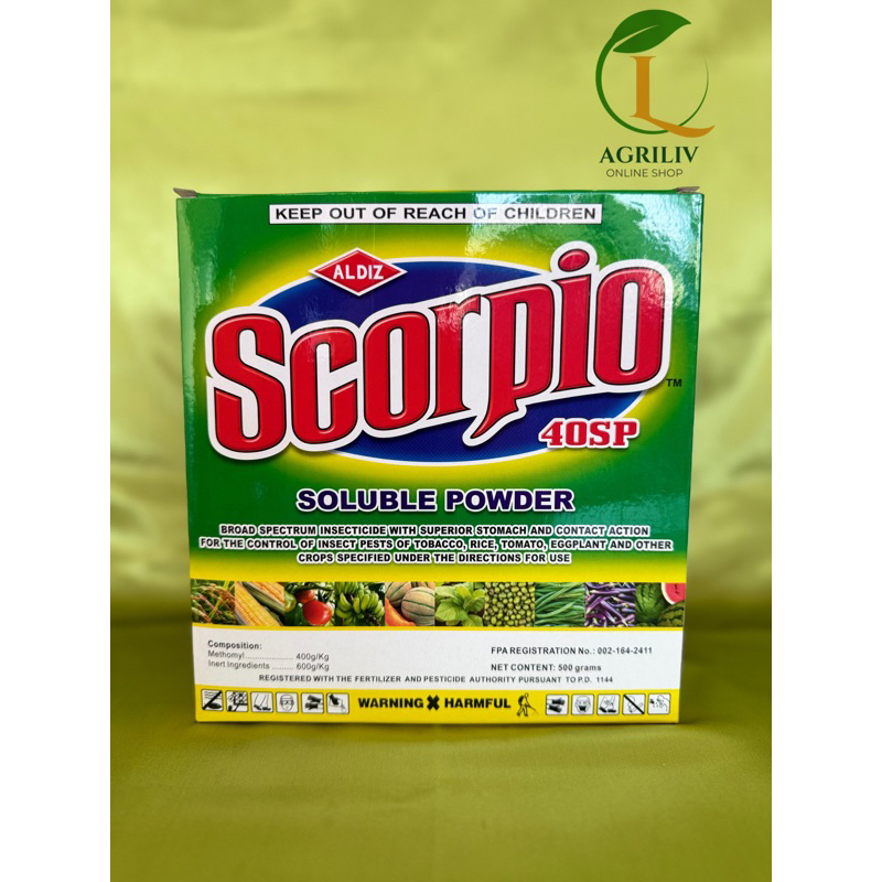 Scorpio 40 SP Water Soluble Insecticide 500 grams (Aldiz) | Shopee ...
