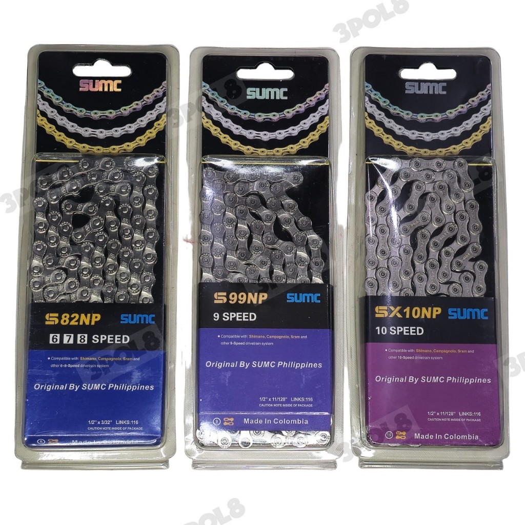 SUMC Chain 12 Speed 8 Speed 9 Speed 10 Speed Bike Silver Bike Chain ...