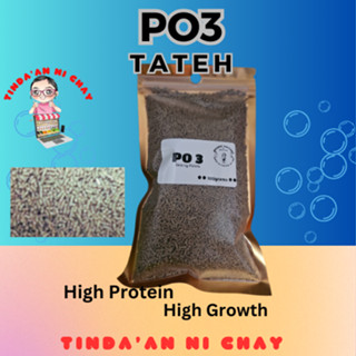 Tateh 75g PO PO1 PO2 PO3 PO4 fry booster guppy Bettas, Molly small fish pellets sinking aquarium ...