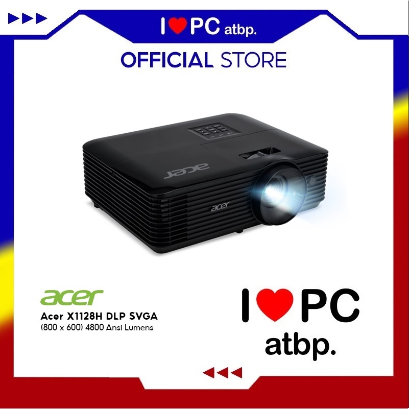 Acer X1128H DLP SVGA (800 x 600) 4800 Ansi Lumens Projector | Shopee ...